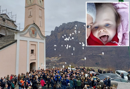 Vendrogno: l'addio a Sharon, 'ha saputo donare luce'. Ora per il ...