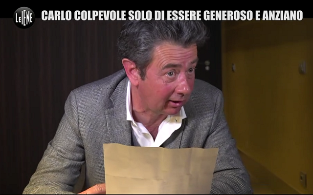 Lecco, vicenda Gilardi: Giovanni Colombo porta alle Iene una lettera ...