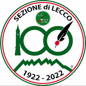Lecco: un logo celebrativo per il centenario della sezione ANA ...